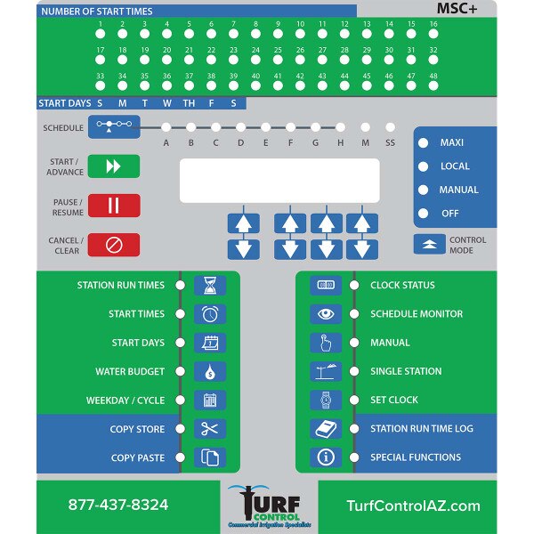 MSC+ Membrane MSC+ Timing Mechanism | Turf Control